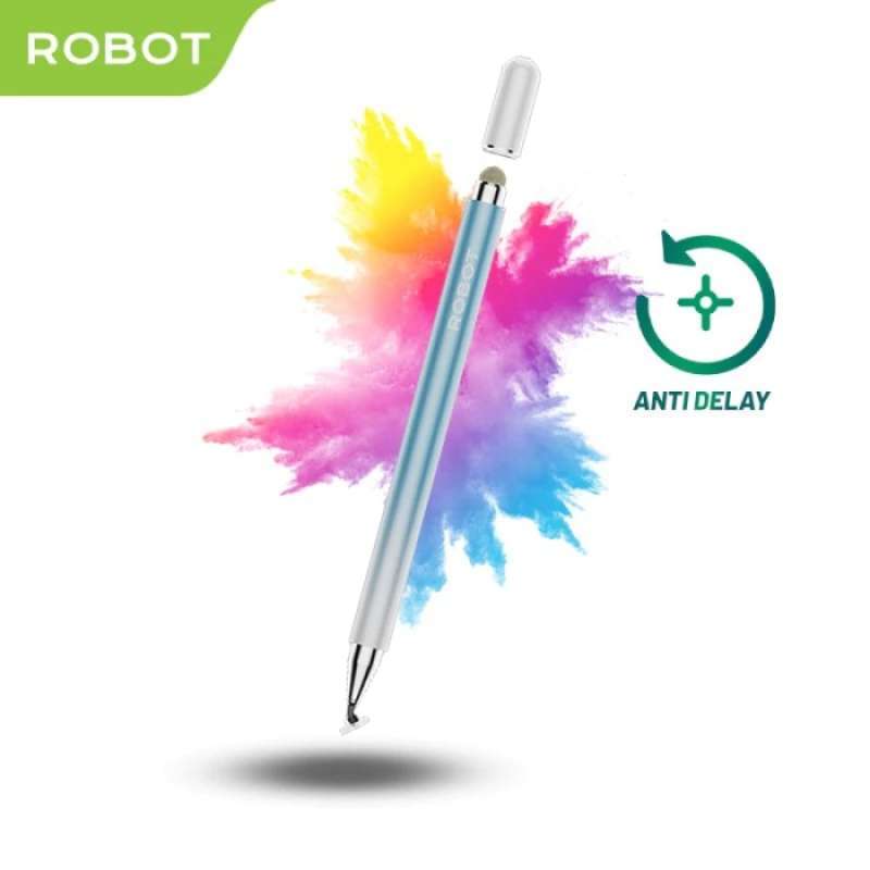 Jual Stylus Pen Robot Rsp01 Universal 2 In 1 Capacitive For Mobile And ...