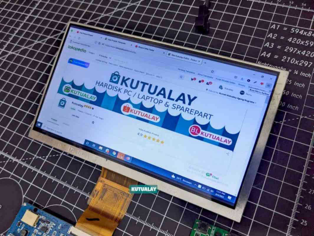 Jual Lcd Tablet Evercoss At1a At7e At7h Tab Advan T1g T2f T2e 50 Pin 7 ...