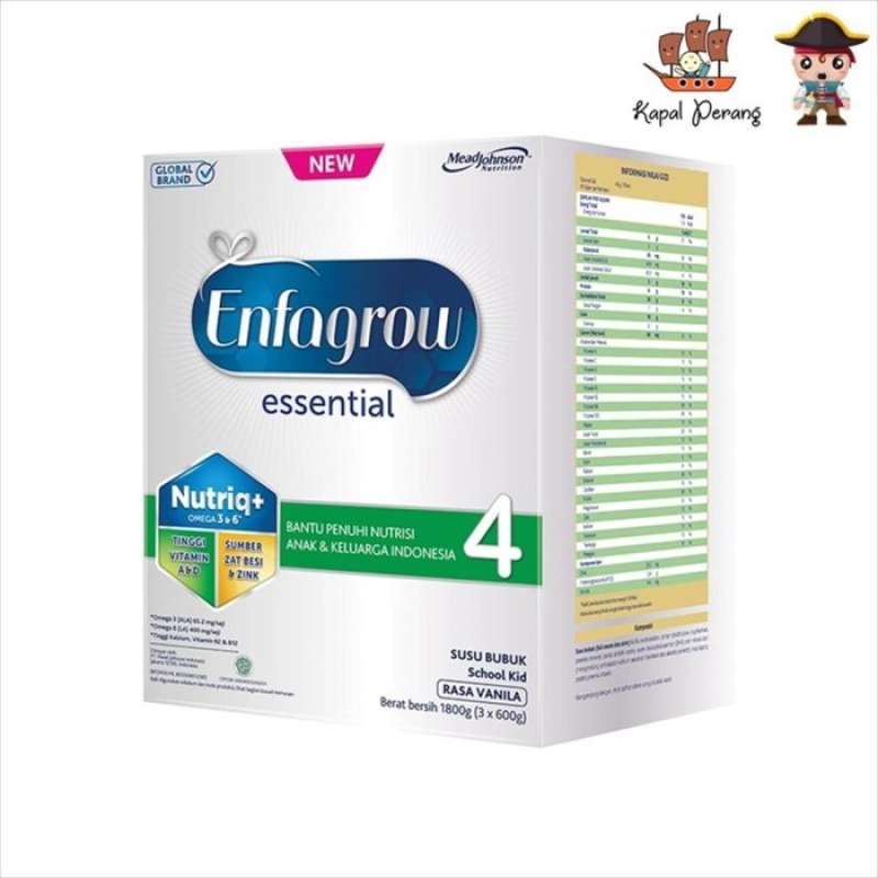 Jual Enfagrow Essential 4 Susu Formula 1800 Gram Vanila Di Seller Yama ...