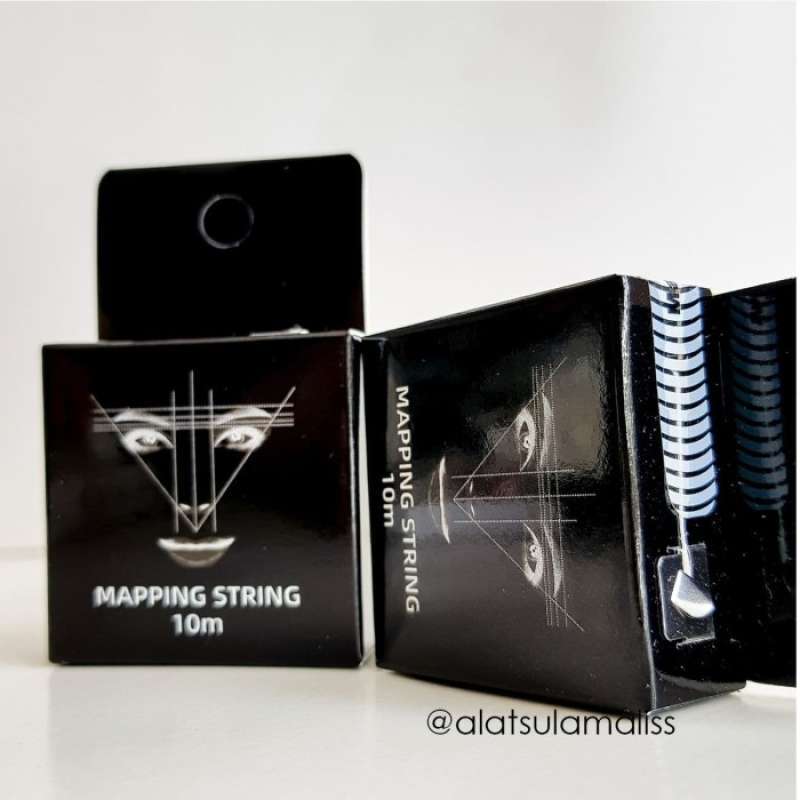 Jual Mapping String Eyebrow Benang 10m | Penggaris Sulam Alis | Alat ...