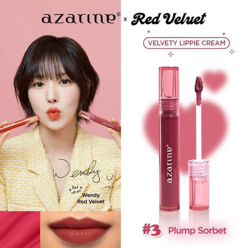 Jual Azarine Velvety Lippie Cream Lip Velvet Lip Matte - 08 Cherry ...