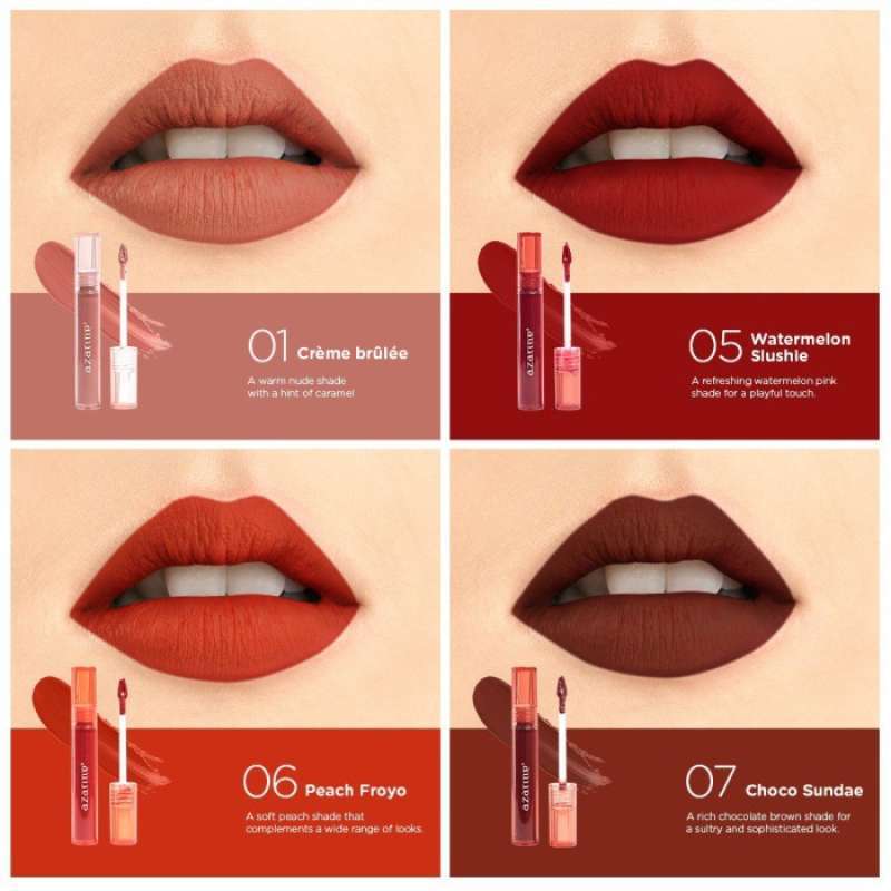 Jual Azarine Velvety Lippie Cream Lip Velvet Lip Matte - 08 Cherry ...