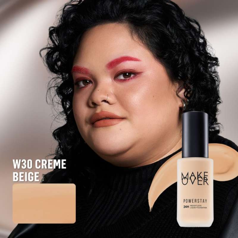 Jual Make Over Powerstay 24h Weightless Liquid Foundation 40ml ...