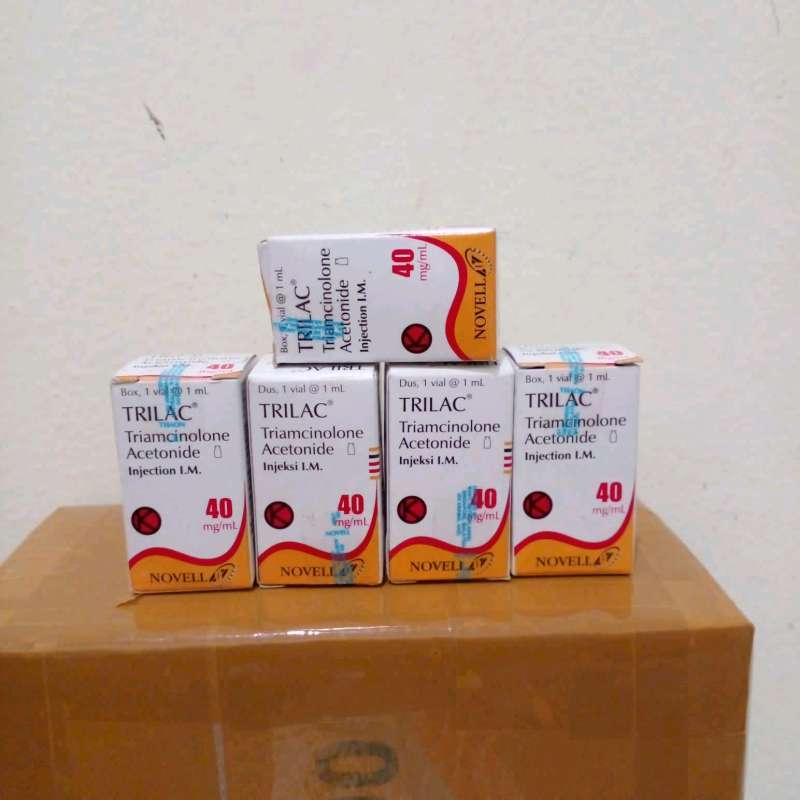 Jual Trilac/40mg/triamcinolone/injeksi/box Exp. 2026 Di Seller Apotik ...