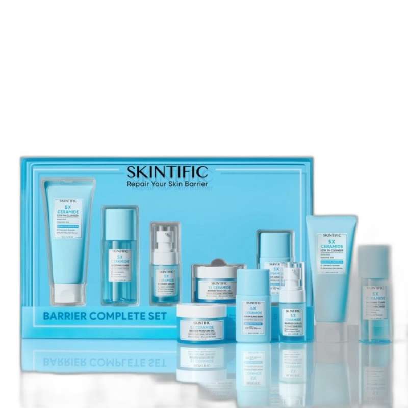 Jual Skintific 5x Ceramide Barrier Skincare Set 5pcs With Box Kulit Di ...