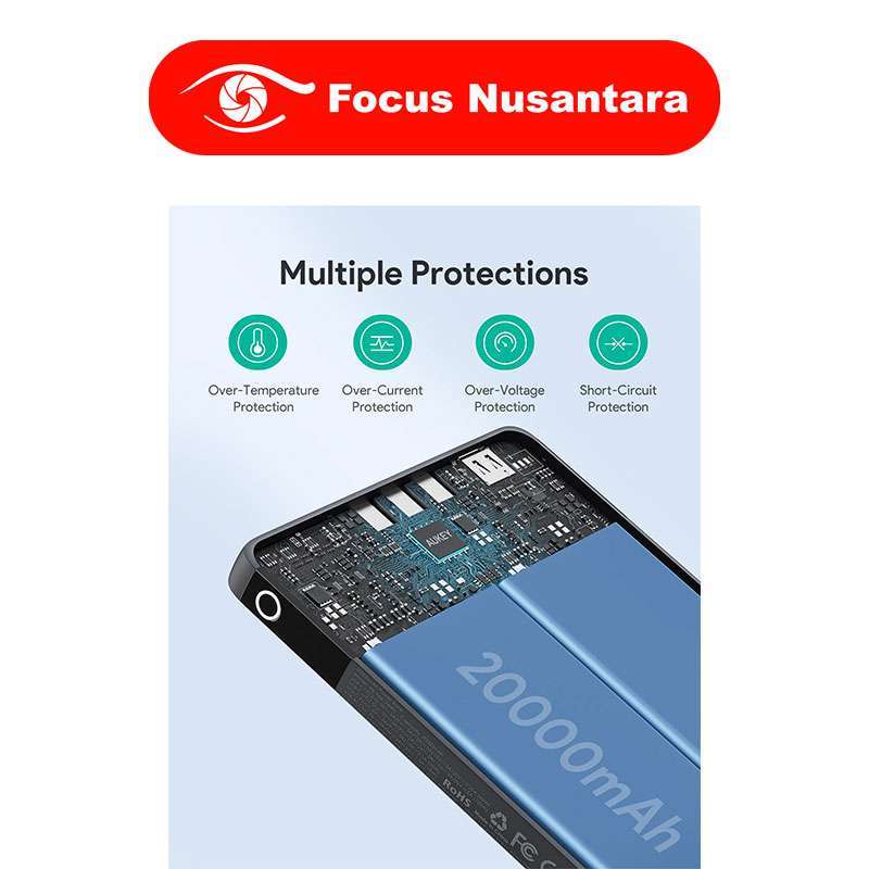 Jual Focus Nusantara - Aukey Powerbank 20000mah Pb-y44 Sprint X 20k ...