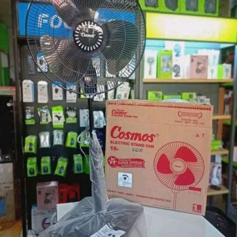 Jual Kipas Angin Berdiri 16 Inch Cosmos Kaki Kotak Di Seller Toko Nissa ...