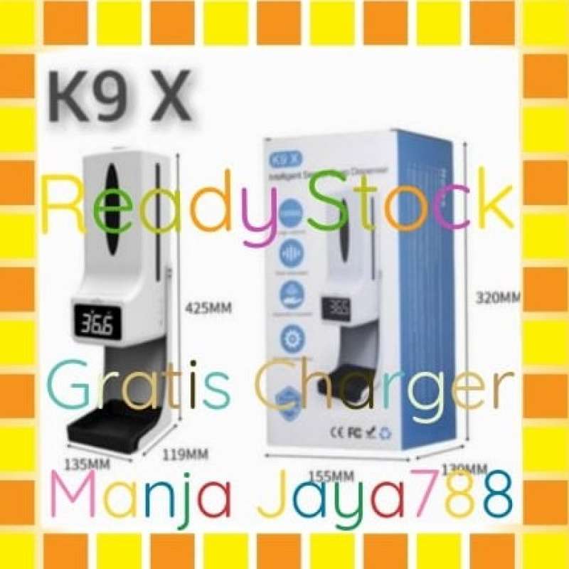 Promo K9 Pro X Thermometer Infrared Hand Sanitizer Dispenser Otomatis 2in1 Diskon 33% Di Seller ...