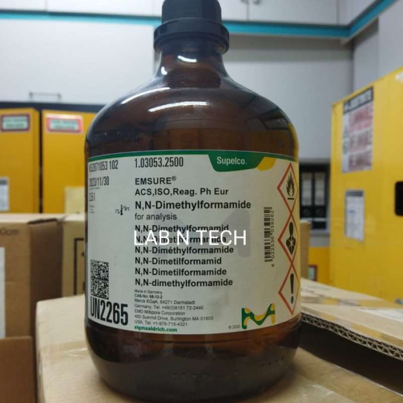 Promo 1.03053.2500 N,n-dimethylformamide Pro Analysis 2.5 L Merck ...