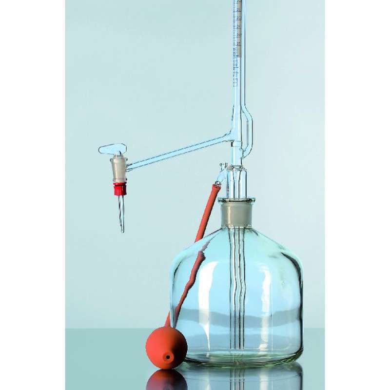 Promo Automatic Burette 50ml Duran Class A ,glass Key / Buret Otomatis ...