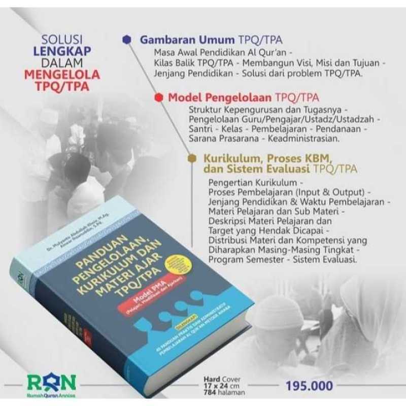 Jual Buku Panduan Pengelolaan Kurikulum Dan Materi Ajar Tpq/tpa Hard ...
