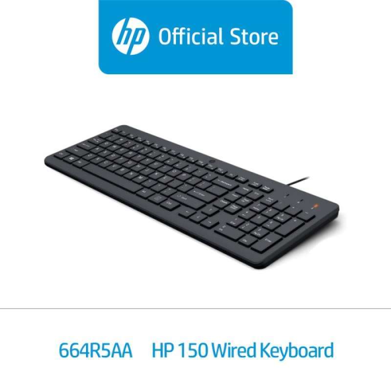 Jual Hp Keyboard Wired Hp 150 Slim Design Windows 11 Windows 10 Di ...