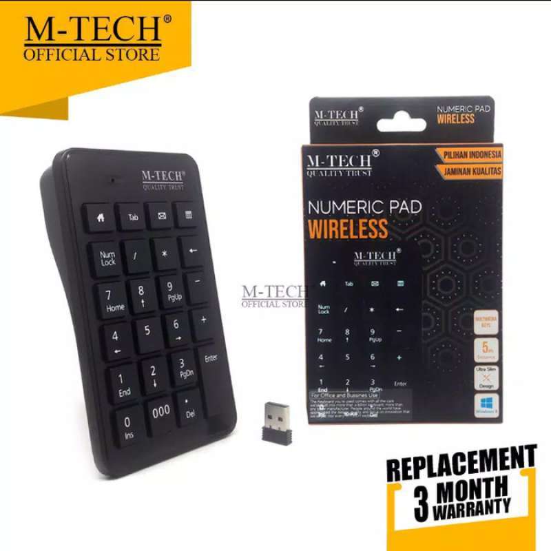 Jual Usb Keyboard Numerik Pad Wireless M-tech Di Seller Velvet Store ...