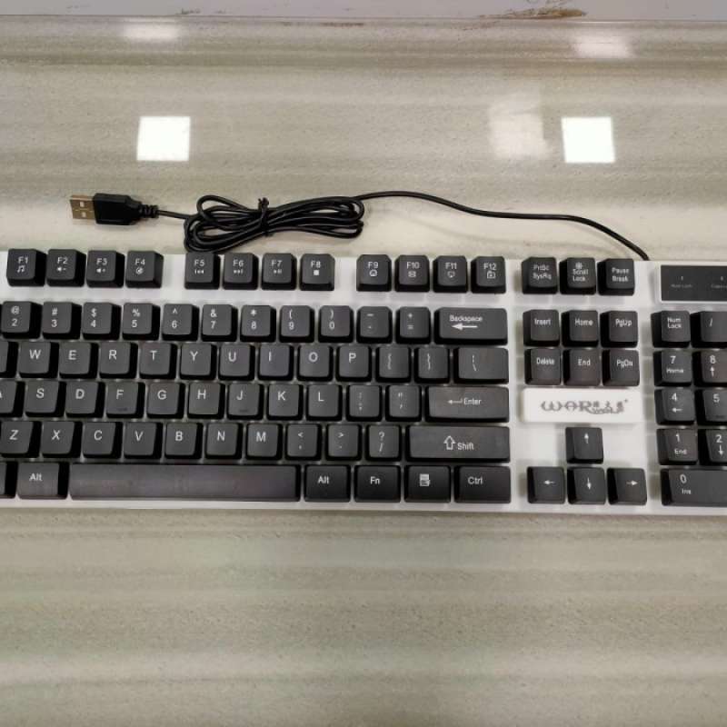 Jual Gaming Keyboard Warwolf K1 - Ice Saber Wolf Semi Mechanical Di ...