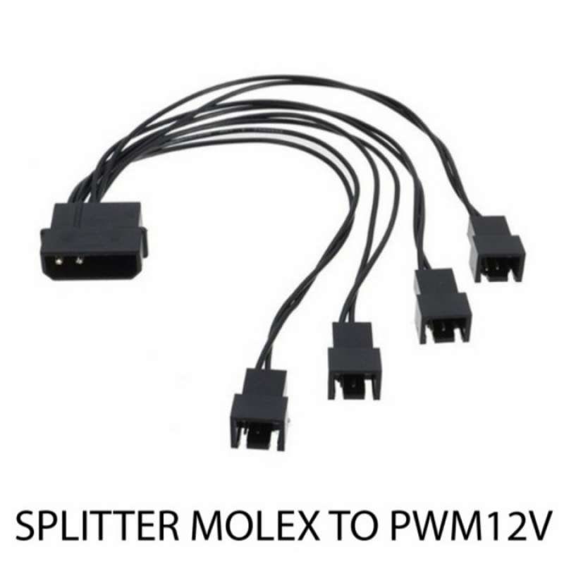 Jual Splitter Molex To Pwm 12v - Molex To 4x Pwm Di Seller Velvet Store - Cengkareng Timur, Kota ...