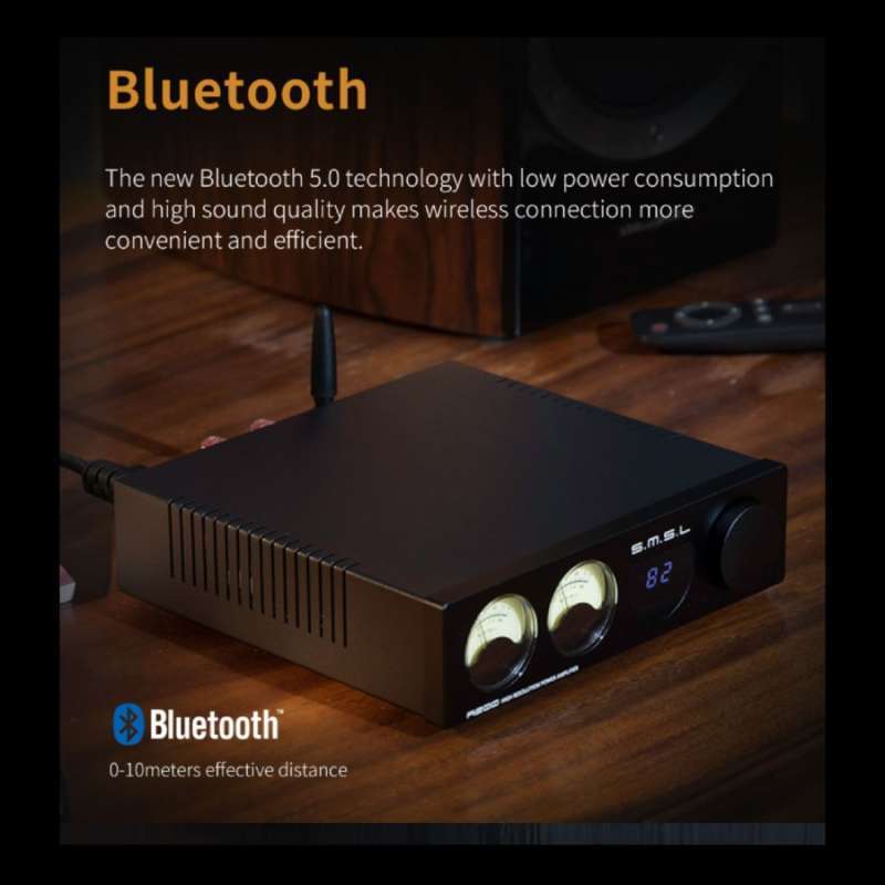 Jual Smsl A200 / A-200 / A 200 2-channel Amplifier With Level Display ...