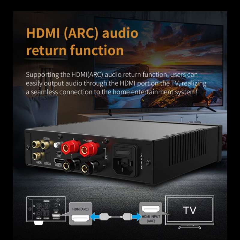 Jual Smsl A200 / A-200 / A 200 2-channel Amplifier With Level Display ...