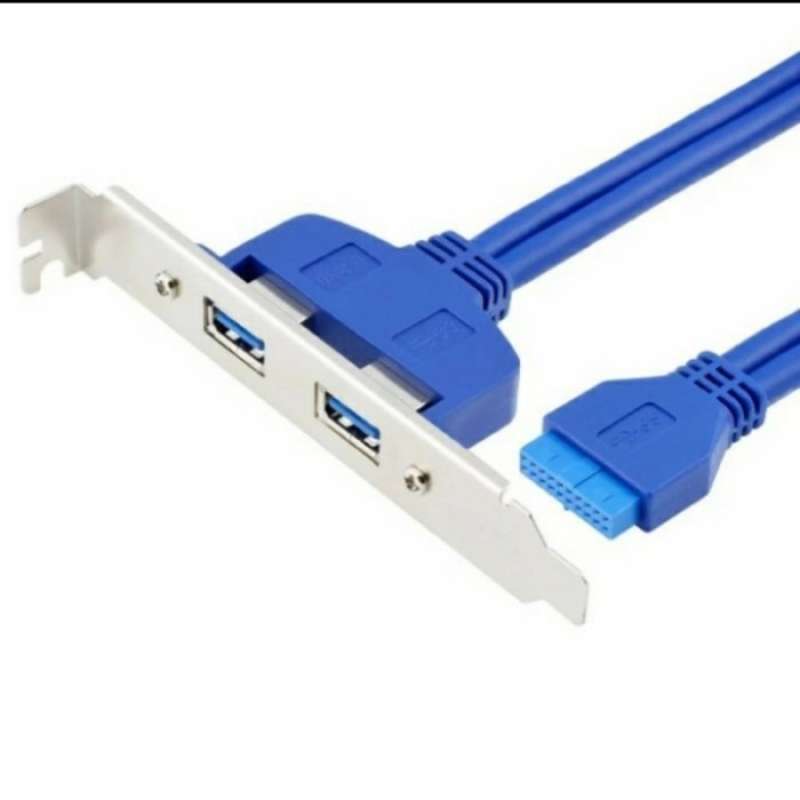 Jual Usb 3.0 Rear Panel Expansion Bracket To 9 Pin Motherboard Usb 2 ...