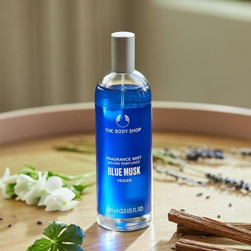 Promo The Body Shop Blue Musk Fragrance Body Mist 100ml Diskon 33% Di ...