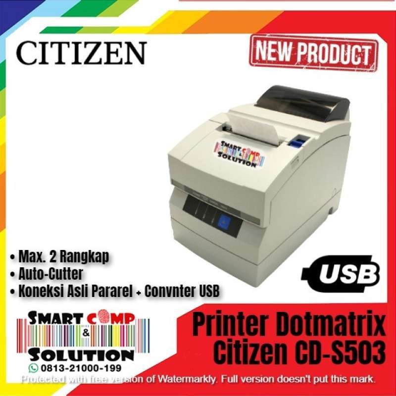 Jual Printer Struk Kasir Pos Dotmatrix Citizen Cd-s503 Dot Matrix 76mm Auto Di Seller Kingyo ...