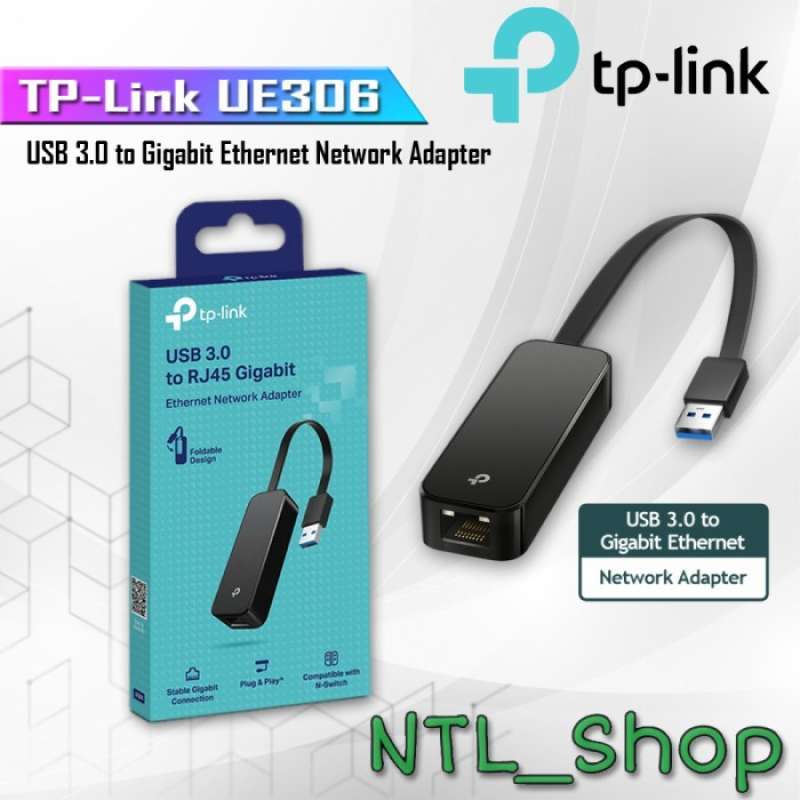 Jual Tplink Ue306 Usb 3.0 To Rj45 Gigabit Ethernet Network Adapter Di ...