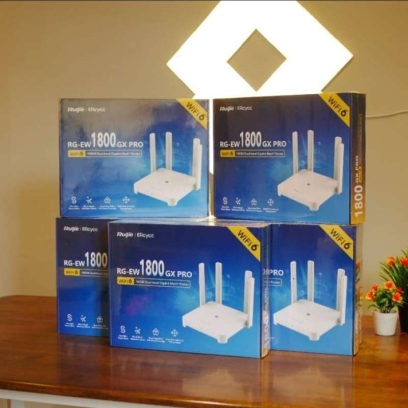 Jual Router Ruijie Reyee Rg-ew 1800 Gx Pro Wifi 6 Dual Band Gigabit Di ...