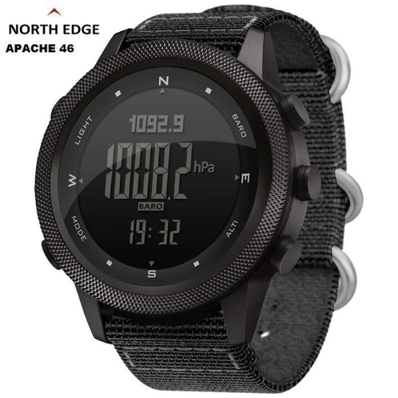 Jual North Edge Apache-46 Digital Army Watch With Compass Waterproof ...