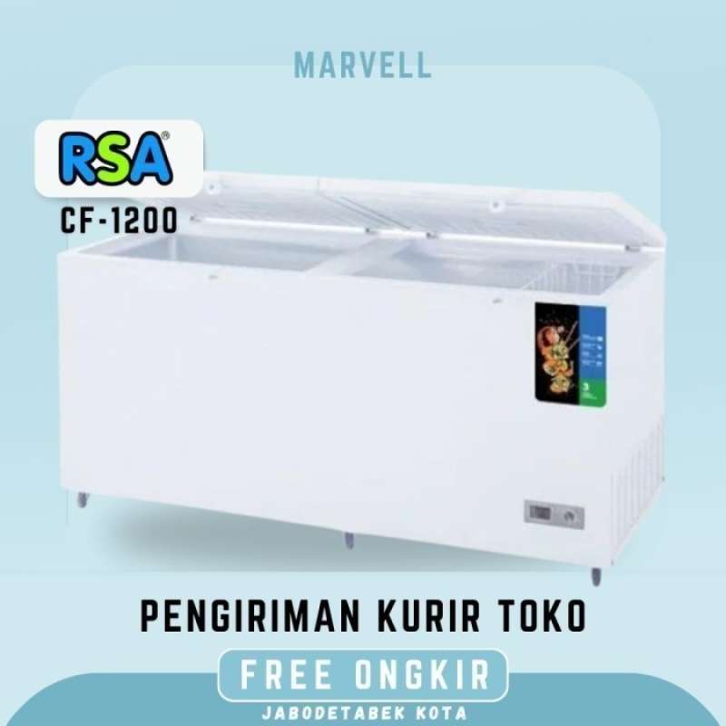 Promo Chest Freezer Rsa Cf-1200 Chest Freezer Box Original Garansi Resmi Diskon 23% Di Seller ...