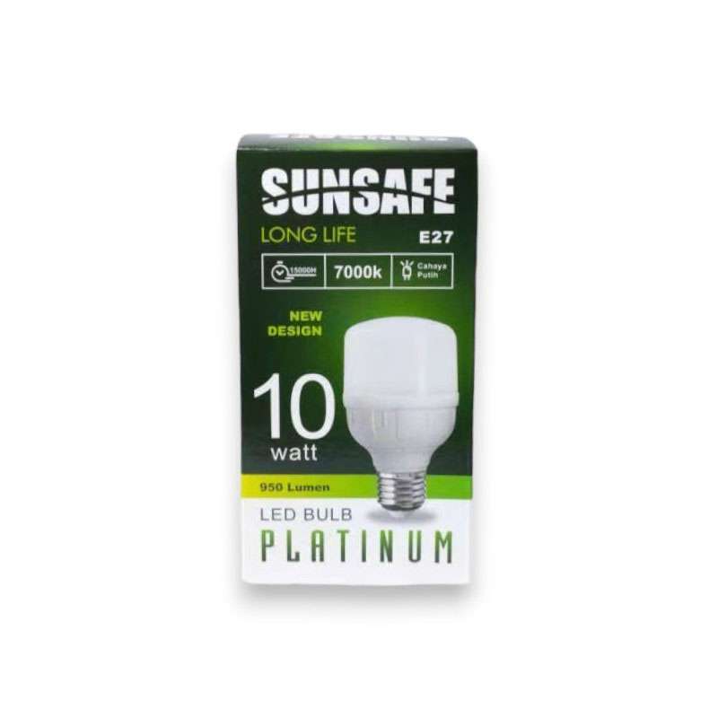 Jual Lampu Led Bohlam Sunsafe Platinum Jumbo 10 Watt Fitting E27 Di ...