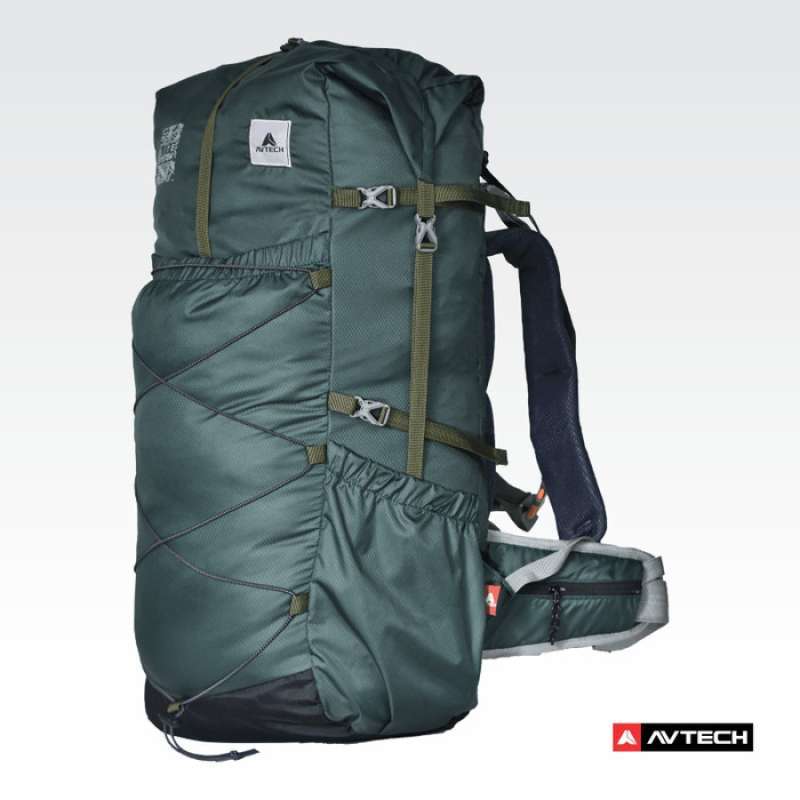 Jual Avtech - Tas Carrier Ultralight 38 Liter Halycon Ringan - Abu Abu ...