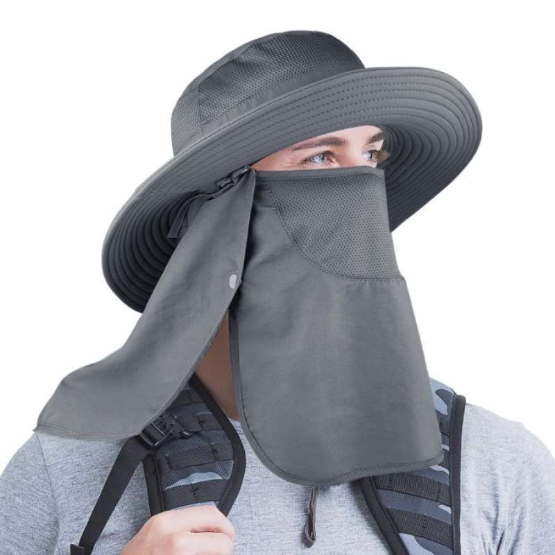 Jual Topi Gunung Anti Panas Sinar Matahari / Topi Mancing Pelindung ...