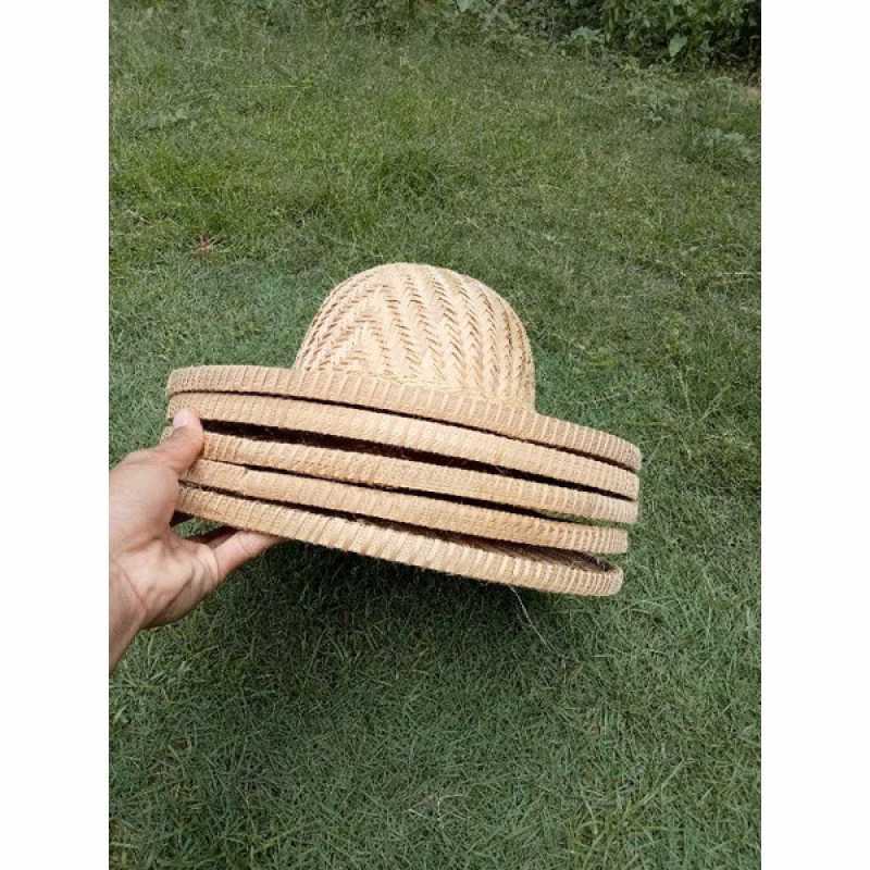 Jual 5 Biji Topi Bambu | Kupluk | Capil Spesial 2 Lapis Anyaman Di ...
