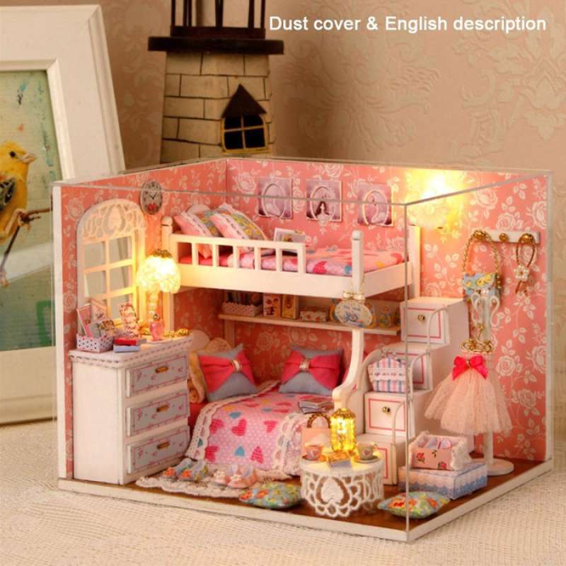 Jual Diy Miniatur Rumah Diy Miniature House Doll House Rumah Boneka ...