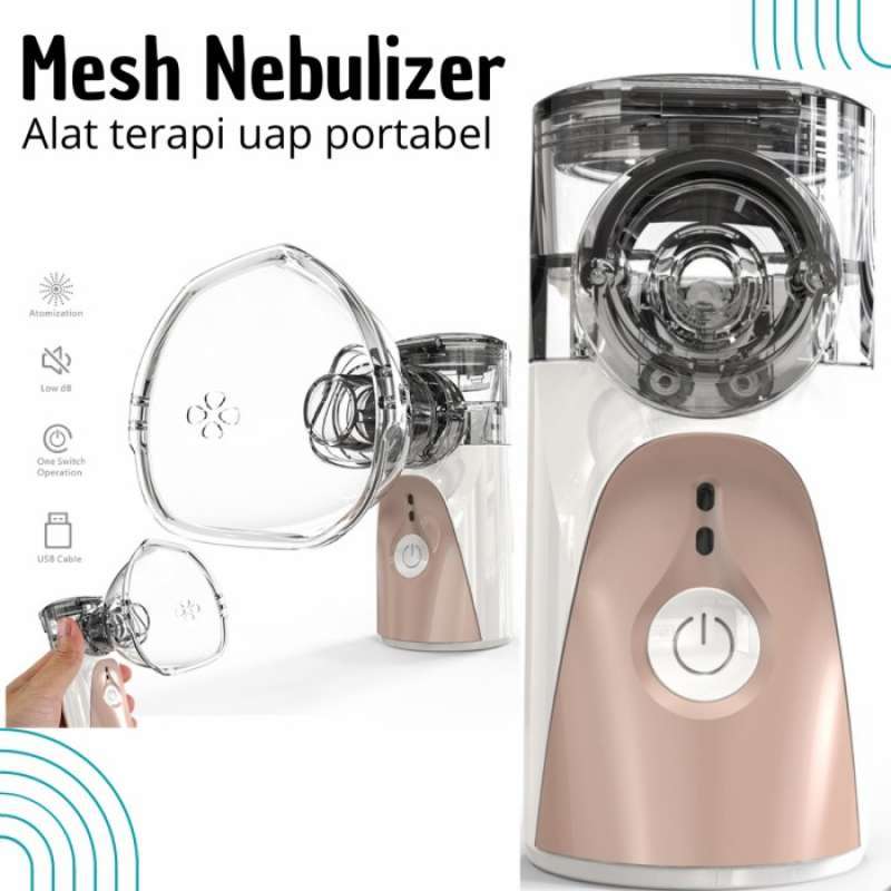 Promo Alat Terapi Uap/inhalasi/nebulizer Portable Untuk Anak Dan Dewasa ...
