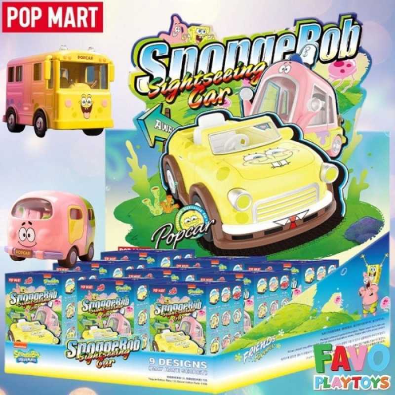 Jual Pop Mart Spongebob Sightseeing Car Series Blind Box Figure Set Di ...