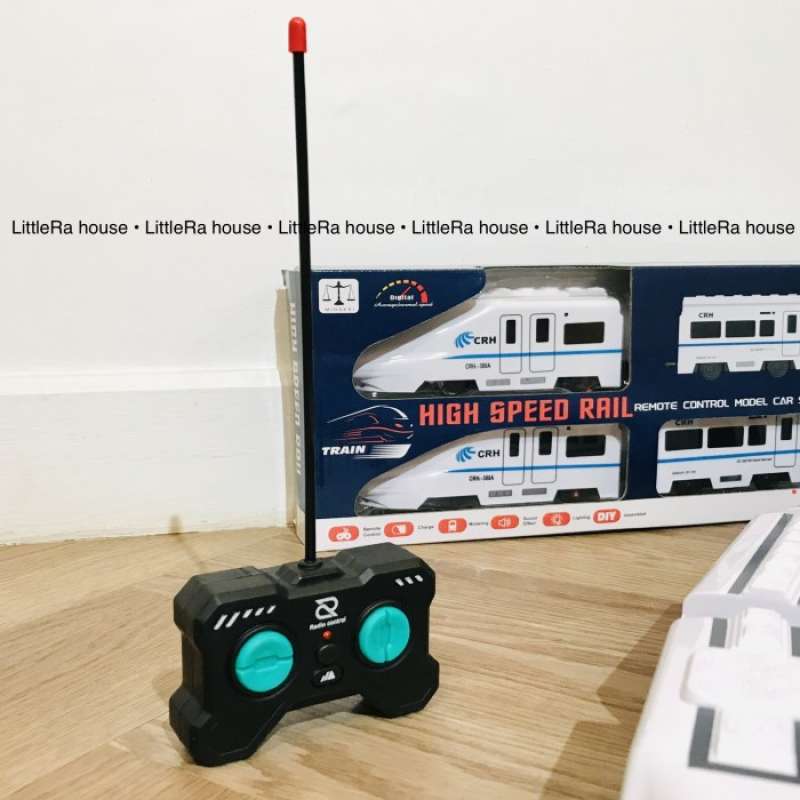 Jual Littlera : Mainan Remote Control Kereta Api | Rc Train High Speed ...