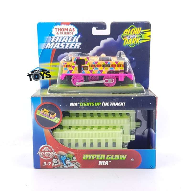 Jual Thomas & Friends Track Master Ashima Hyper Glow In Dark Motorized ...