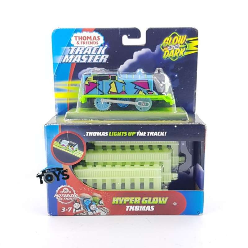 Jual Thomas & Friends Track Master Ashima Hyper Glow In Dark Motorized ...