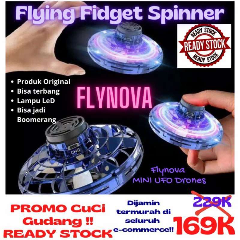 Jual Mainan Ufo Drone Flynova Fidget Spinner Di Seller Velvet Store - Cengkareng Timur, Kota ...