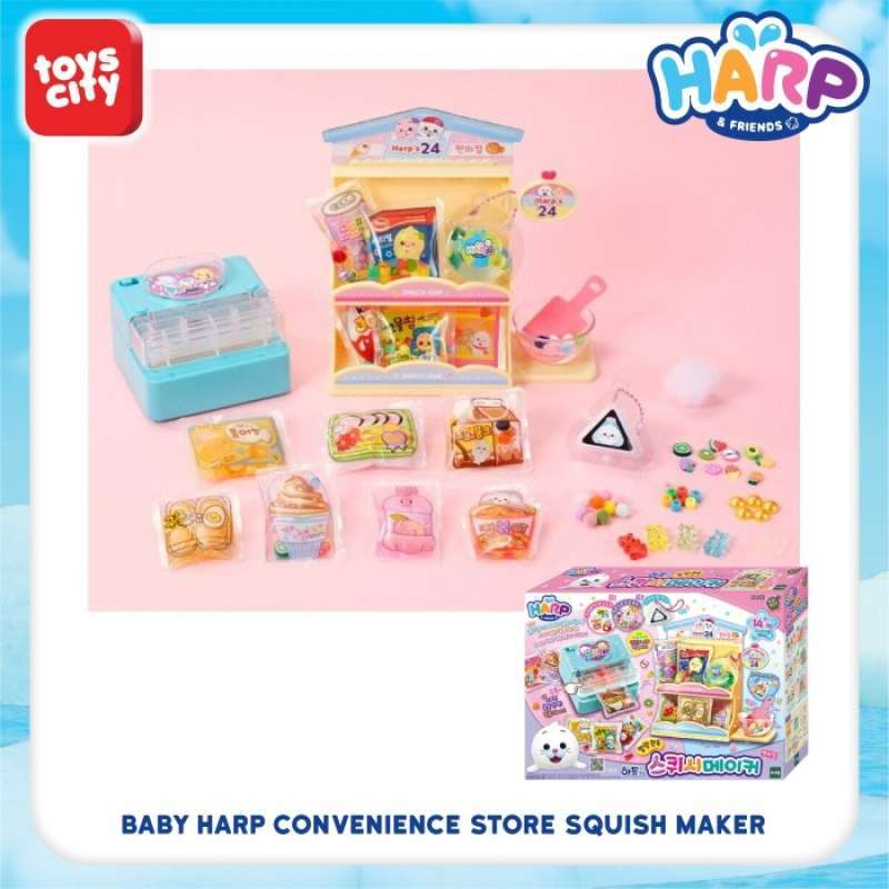 Jual Baby Harp & Friends Convenience Store Squishy Maker Mainan Anak ...