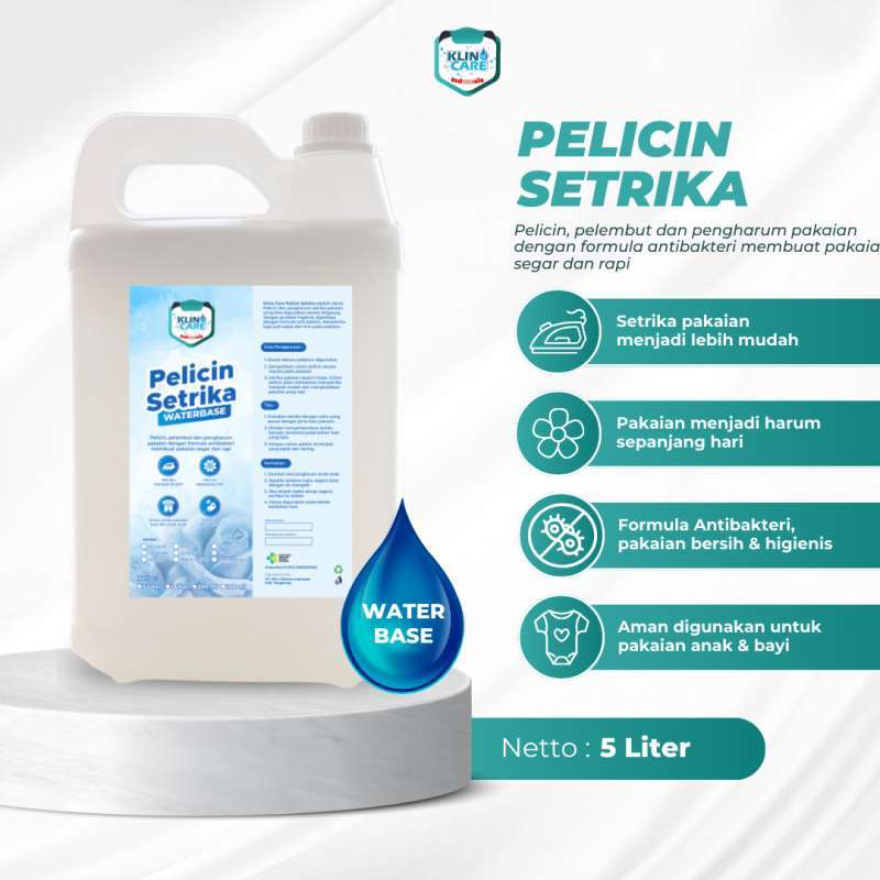 Promo Pelicin Setrika Pakaian Refill 3 In 1 Klino Care 5 Liter Water ...