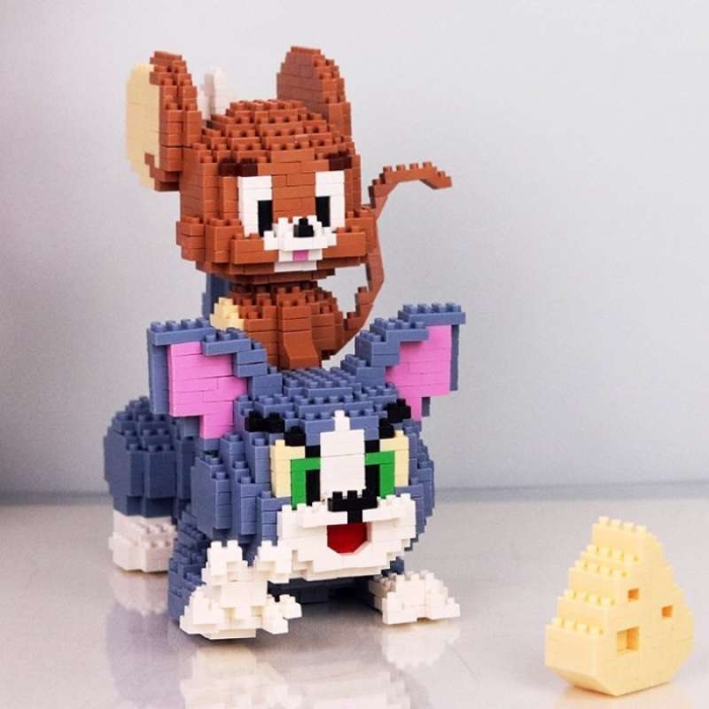 Jual Potongan Harga Block Toys Bricks Tom And Jerry Nano Block Mainan ...
