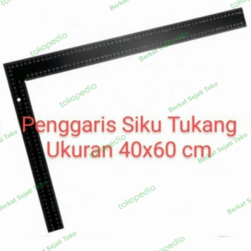 Jual Penggaris Siku Jumbo 60 X 40 Cm Besar 60cm X 40cm L Sudut Tukang Kayu Di Seller Velvet ...
