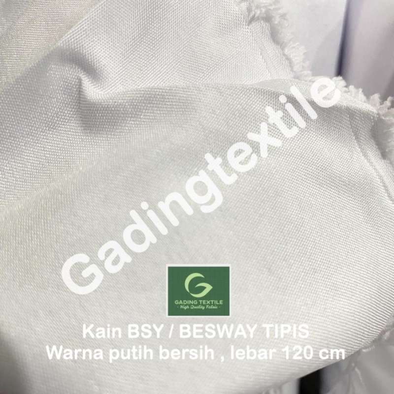 Jual Kain Besway Bsy Putih Tipis Lb. 120 Per Roll Untuk Pakaian Furring ...