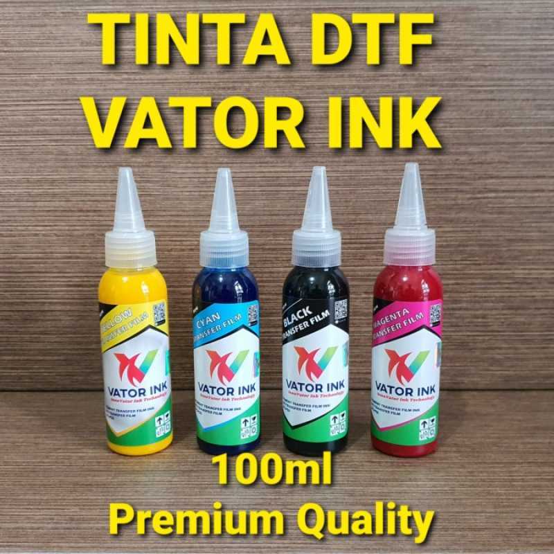 Jual Dtf Cmyk Vator Ink 100ml Tinta Warna Transfer Film Sablon Powder ...
