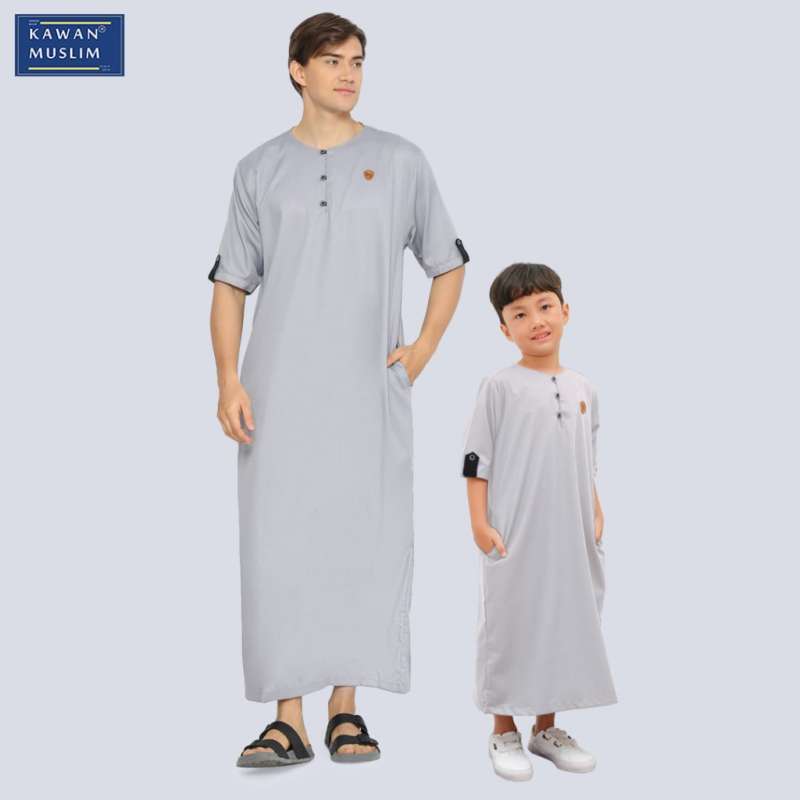 Jual Kawan Muslim - Jubah Couple Ayah Dan Anak Laki Jubah Pria Dewasa Gamis Pria Jumbo Jubah ...
