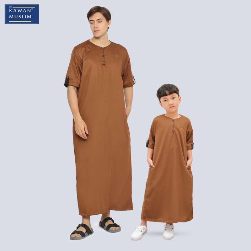 Jual Kawan Muslim - Jubah Couple Ayah Dan Anak Laki Jubah Pria Dewasa Gamis Pria Jumbo Jubah ...