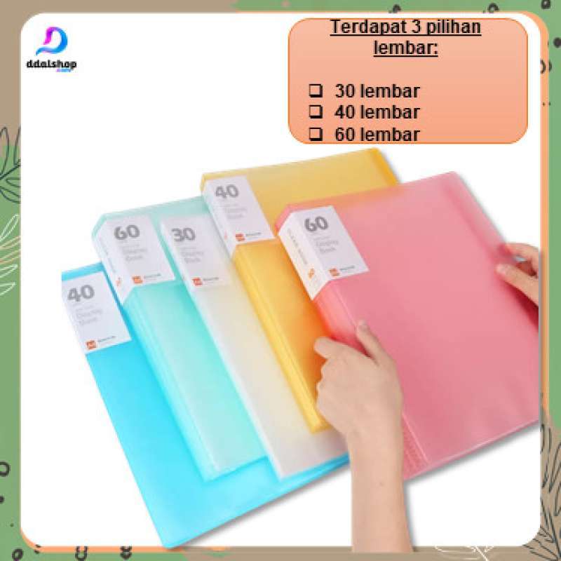 Jual Clear Holder A4 File Folder Document Keeper Organizer Map Dokumen ...