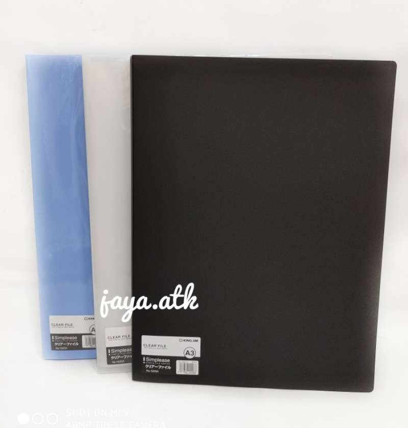 Jual Map Plastik Dokumen Clear Holder A3 20 Lembar King Jim 152-ga Bagus Di Seller Kingyo ...
