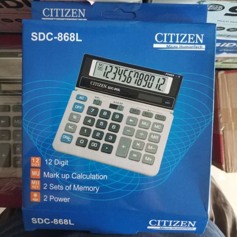 Jual Kalkulator Citizen Sdc-868l(12 Digit) Di Seller Tombstone - Cengkareng Timur, Kota Jakarta ...